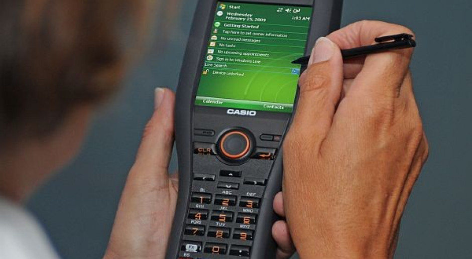 Mobilny terminal Casio