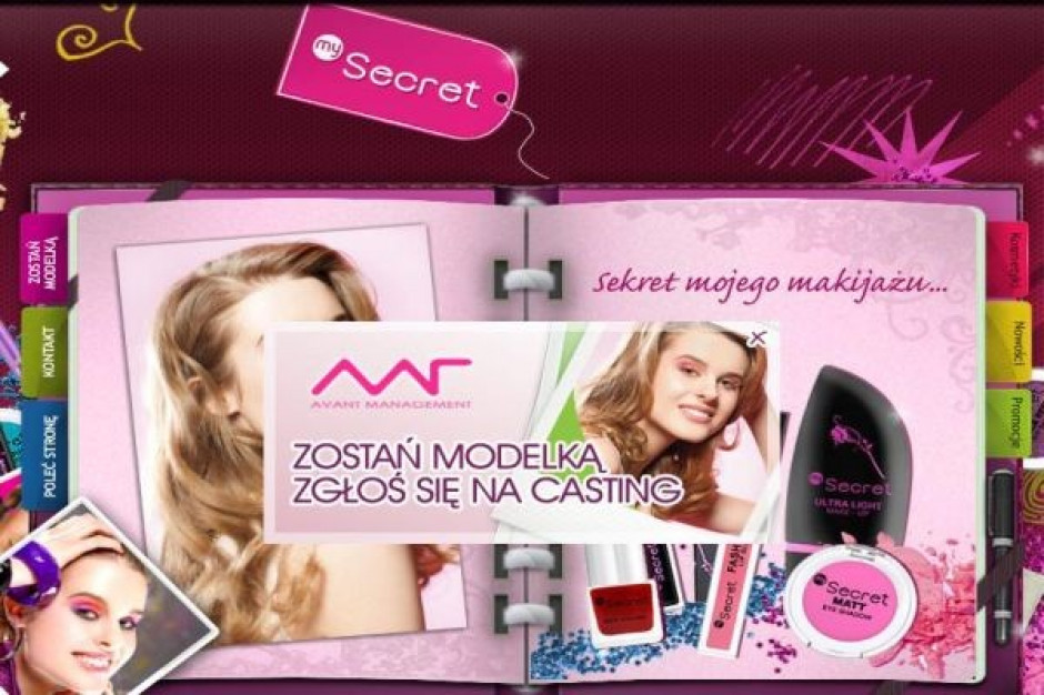My Secret promuje się wśród nastolatek, szukając modelki