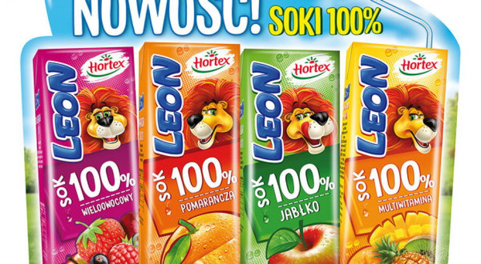 Nowa linia soków 100% Hortex Leon