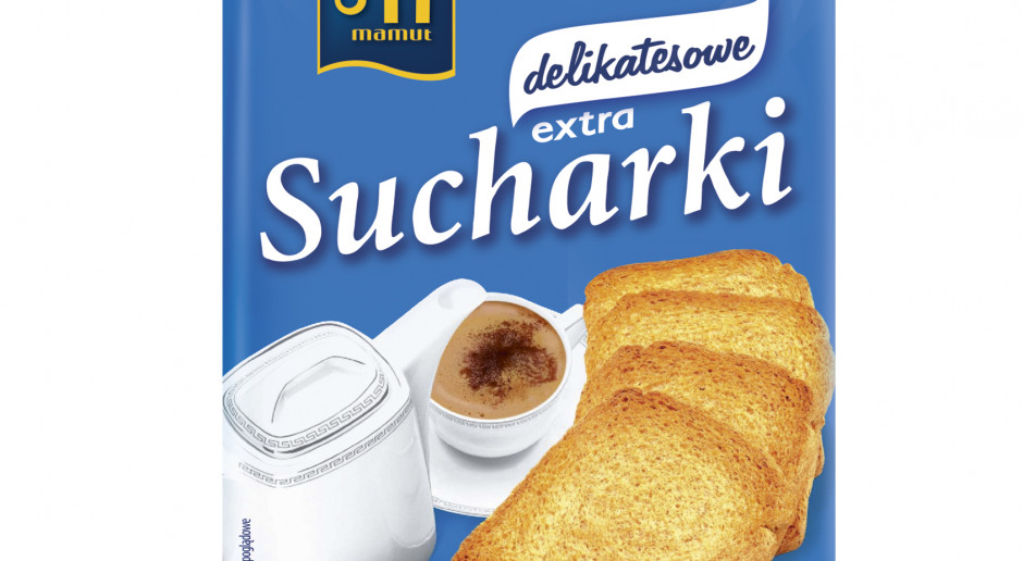 Sucharki z dodatkiem oleju rzepakowego od firmy Mamut