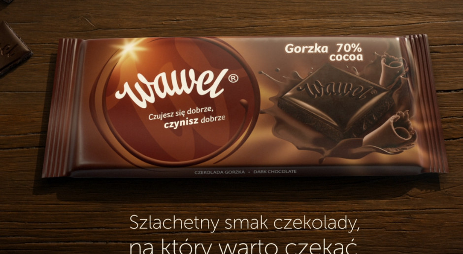 Wawel reklamuje szlachetny smak czekolady