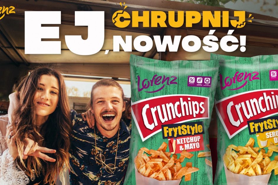 Crunchips FrytStyle – pierwsze chipsy w kształcie frytek