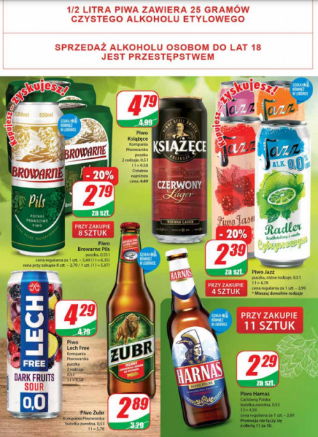 Promocje na piwo: tym grają dyskonty przed majówką