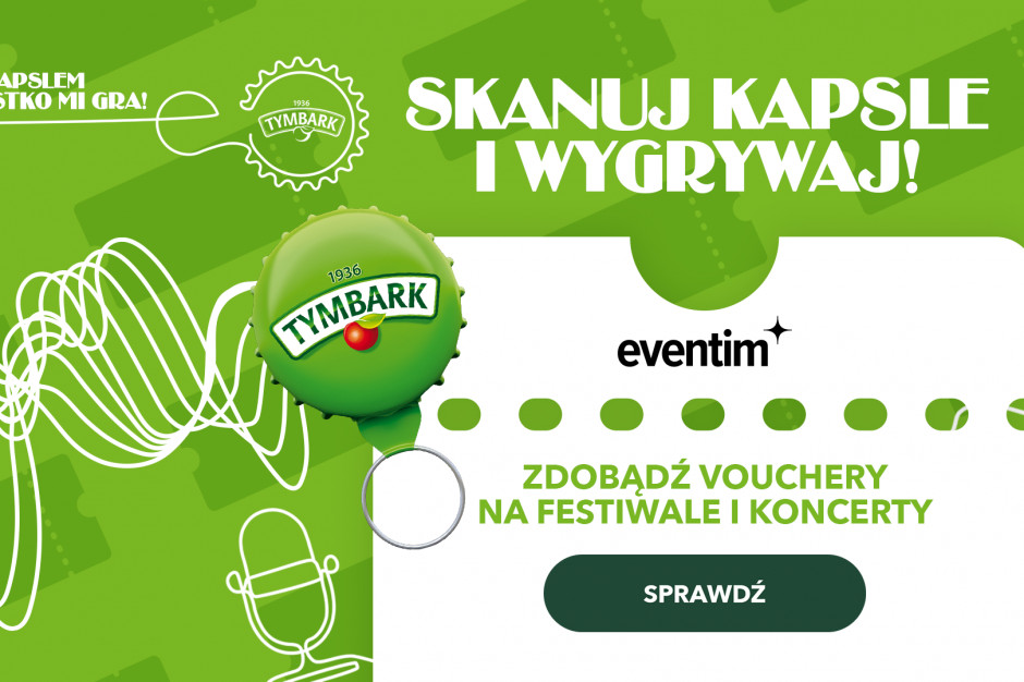 Kolejna odsłona hitu od marki Tymbark. Do wygrania vouchery na eventim.pl