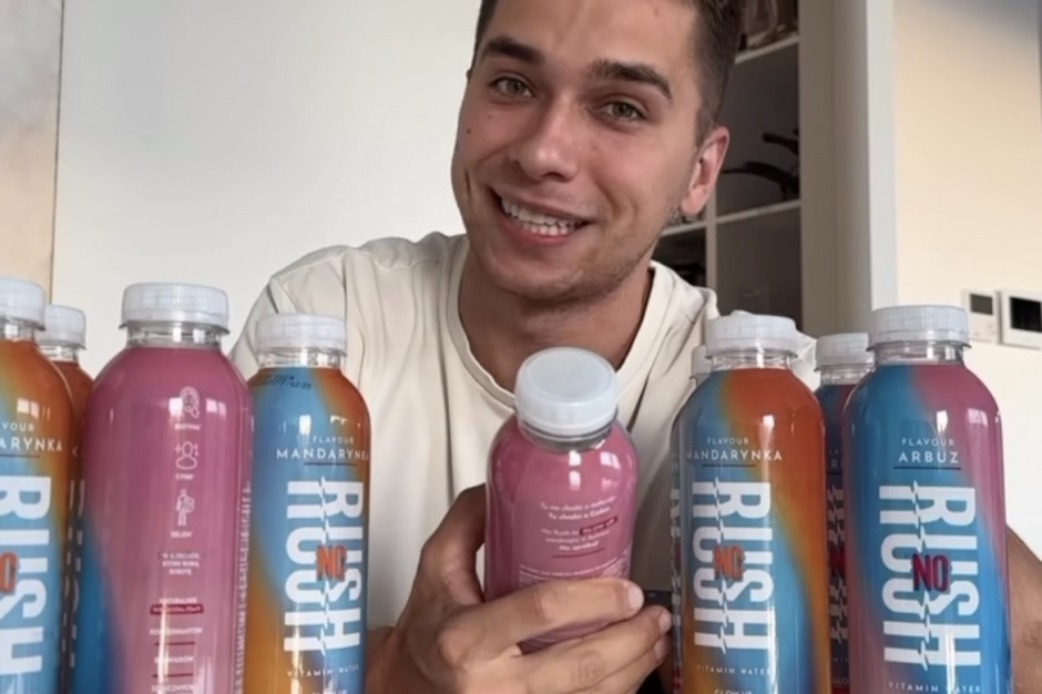 Była woda witaminowa. Jest napój izotoniczny, czyli Rush od Friza w Żabce