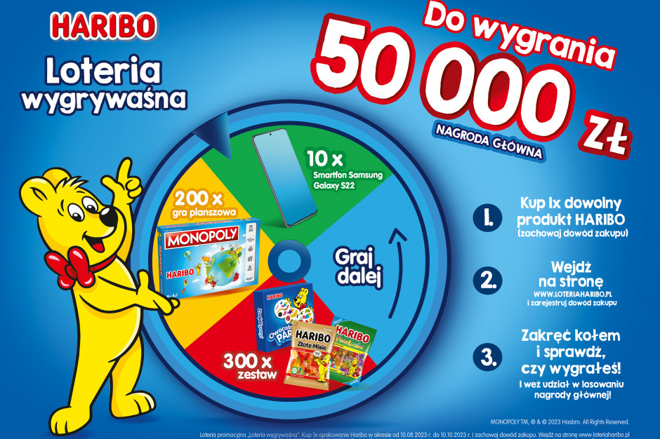 Loteria wprowadza na rynek nowe Misie Haribo