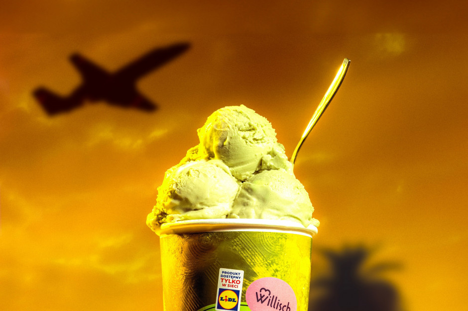 Nowa kategoria lodów Willisch w Lidlu - Pistacja w złotych kubkach