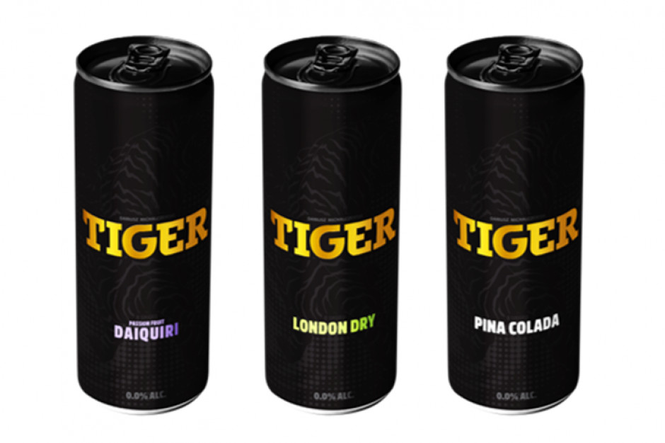 Nowa linia napojów energetyzujących Tiger Party Line 0.0% ALC.