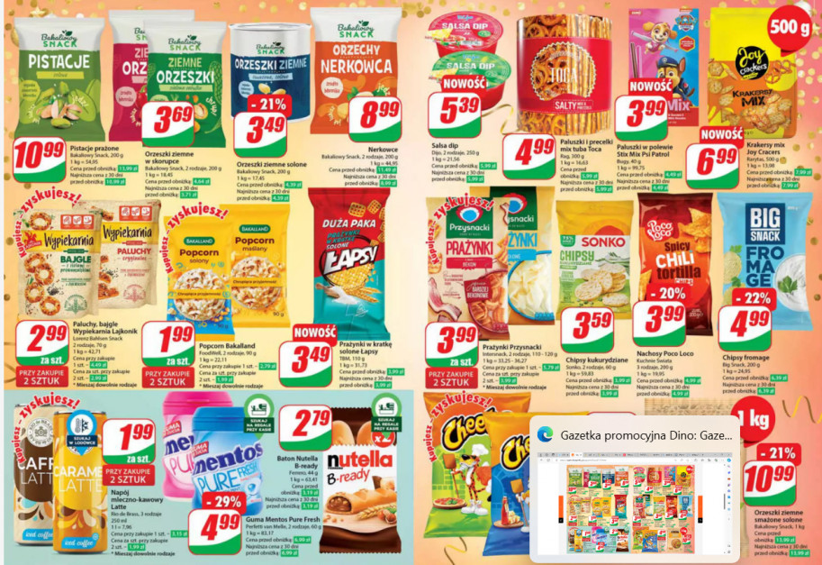 Dino zaopatrzy imprezy. W ofercie wysyp sylwestrowych promocji