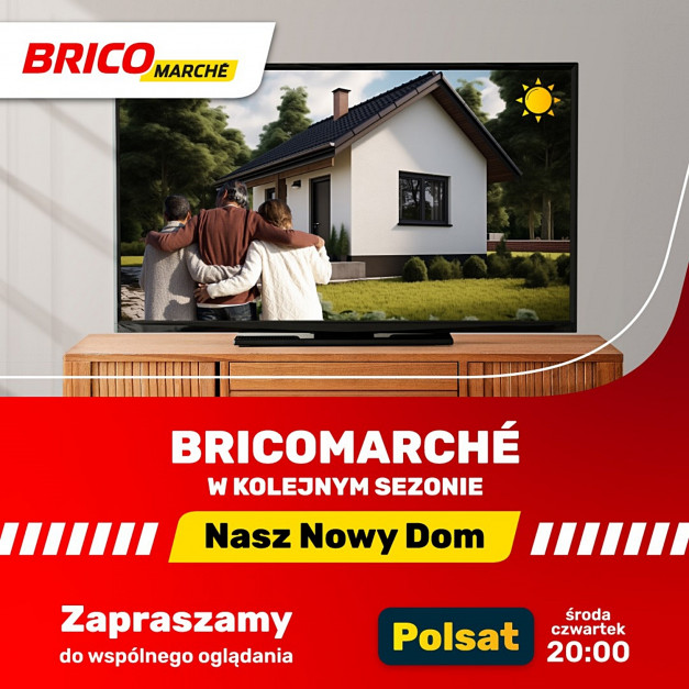 Bricomarché głównym sponsorem programu „Nasz nowy dom”