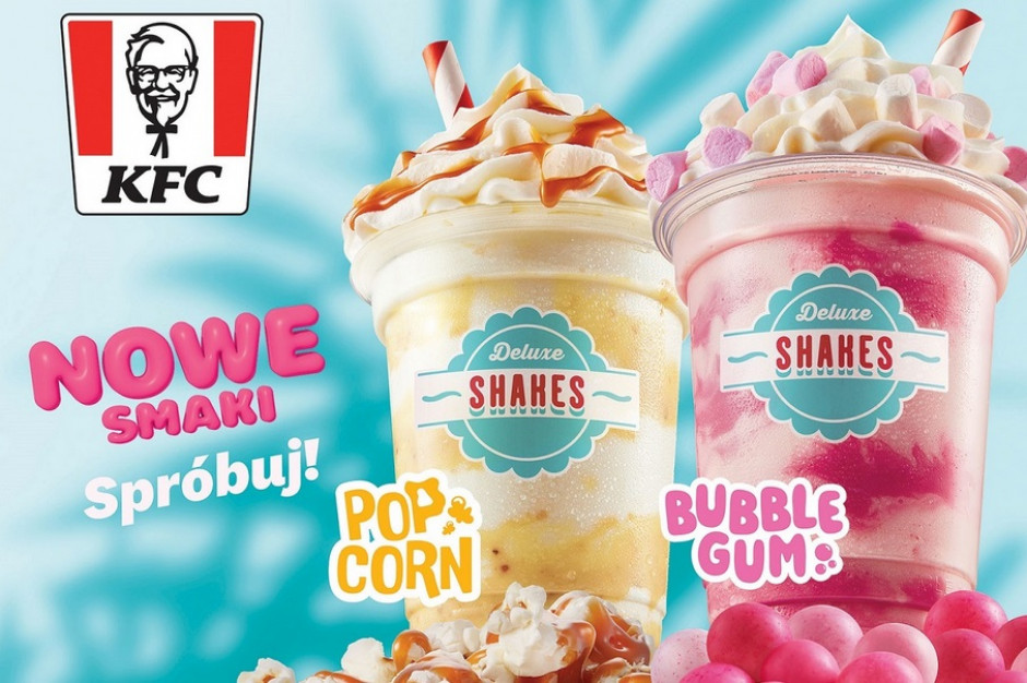 KFC zaskakuje. Shake Deluxe w limitowanych smakach