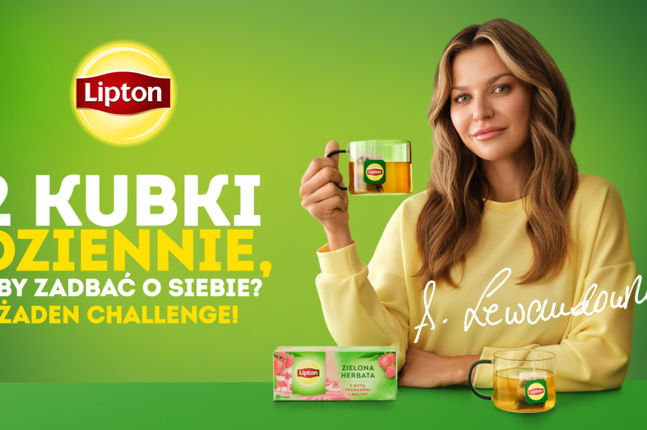 Anna Lewandowska w kampanii herbat Lipton