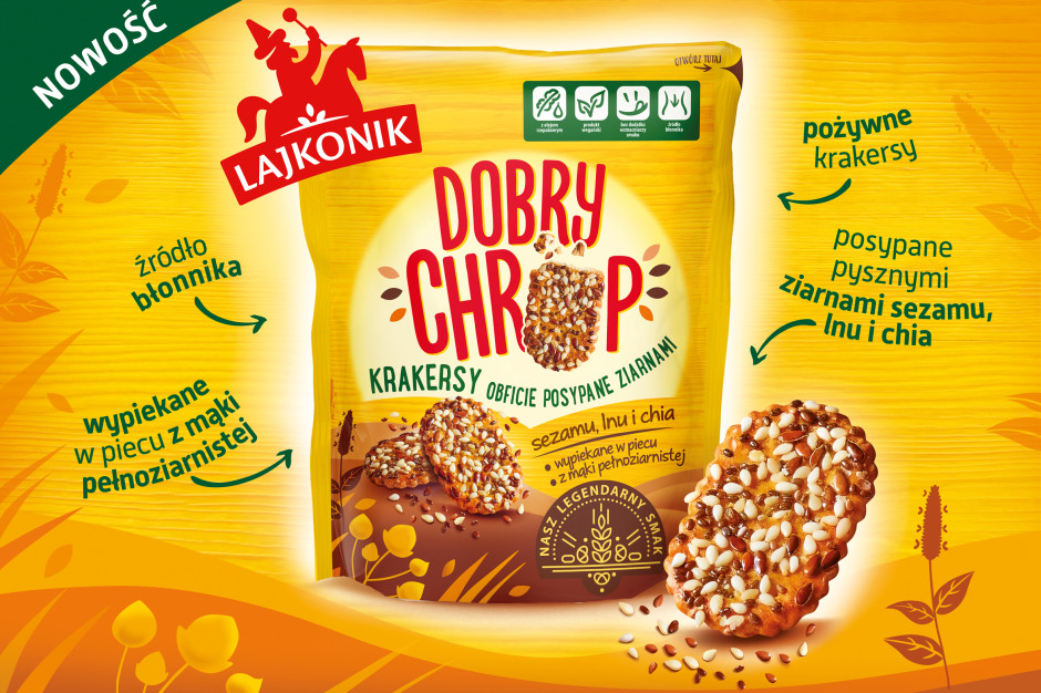 Lajkonik z nowymi krakersami - Dobry Chrup