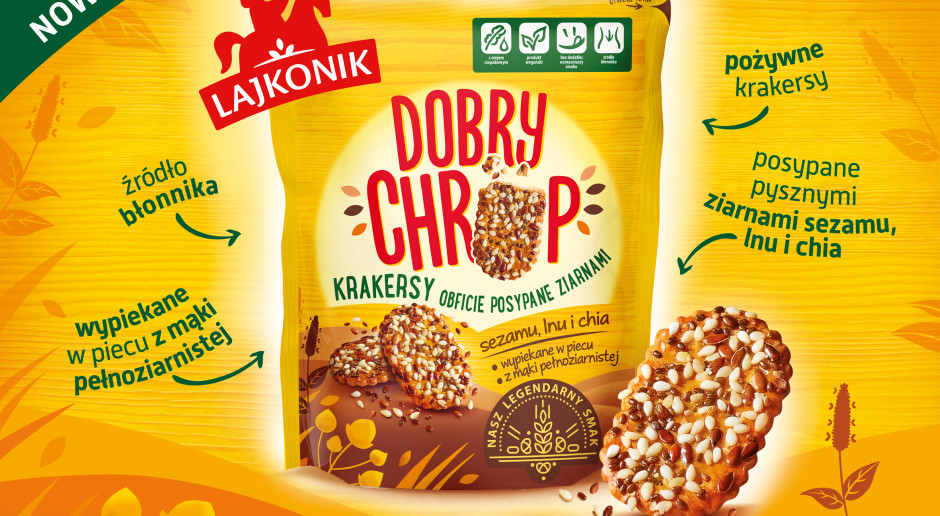 Lajkonik z nowymi krakersami - Dobry Chrup