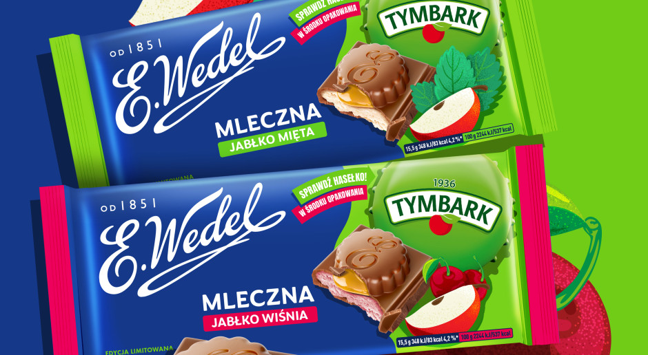 Współpraca E.Wedel i Tymbark - limitowana edycja czekolad