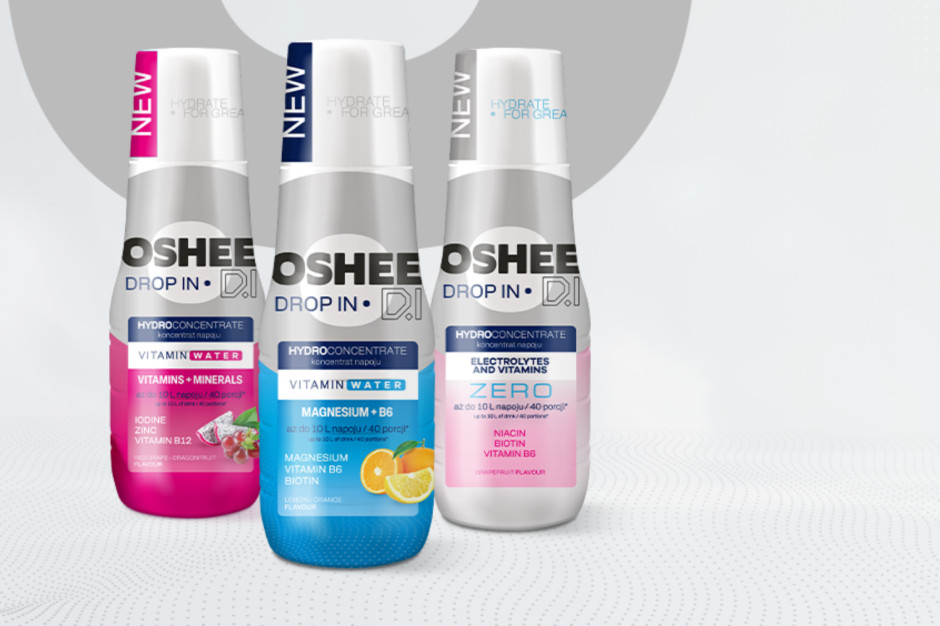 Premiera funkcjonalnych hydrokoncentratów Oshee D.I Drop In