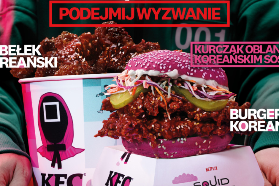 Zestaw KFC i Squid Game już dostępny w Polsce