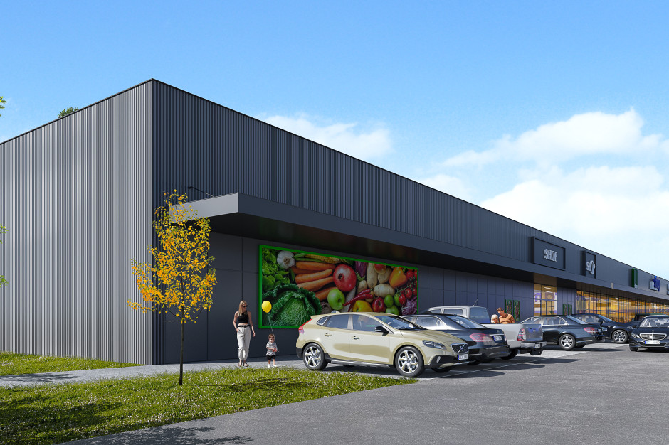 Nowy park handlowy. Obok powstaje dużej osiedle mieszkaniowe