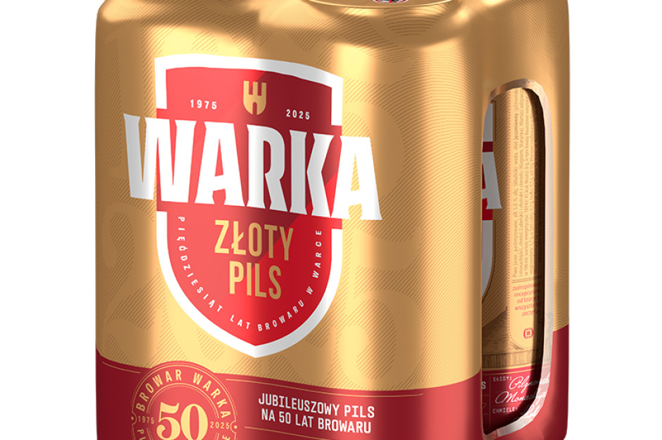 Złoty Pils Warki na 50-lecie browaru