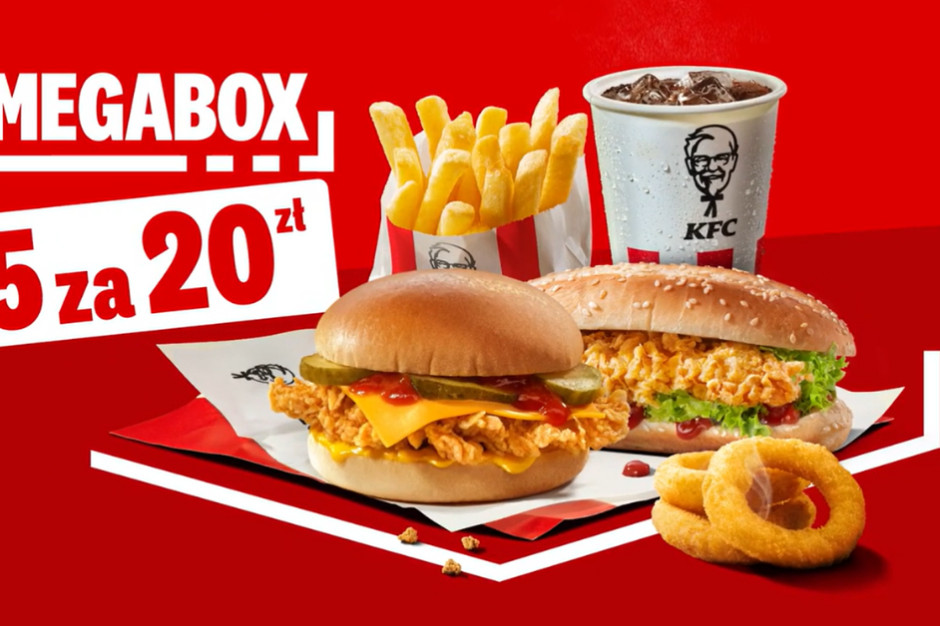 Mega promocja w KFC. 5 produktów za 20 zł